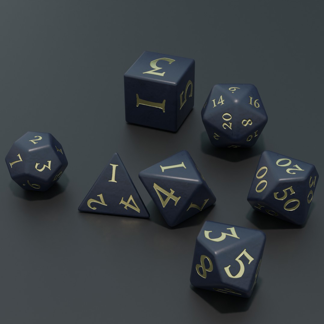 Rpg dice asset 3D model - TurboSquid 1711666