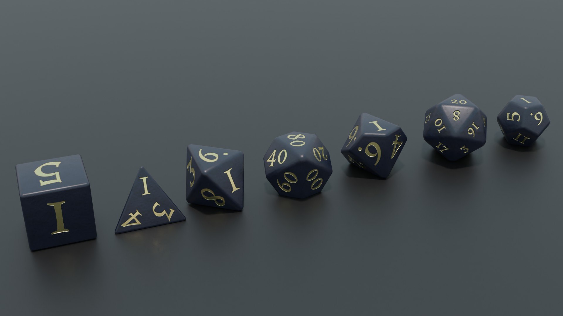 Rpg Dice Asset 3D Model - TurboSquid 1711666