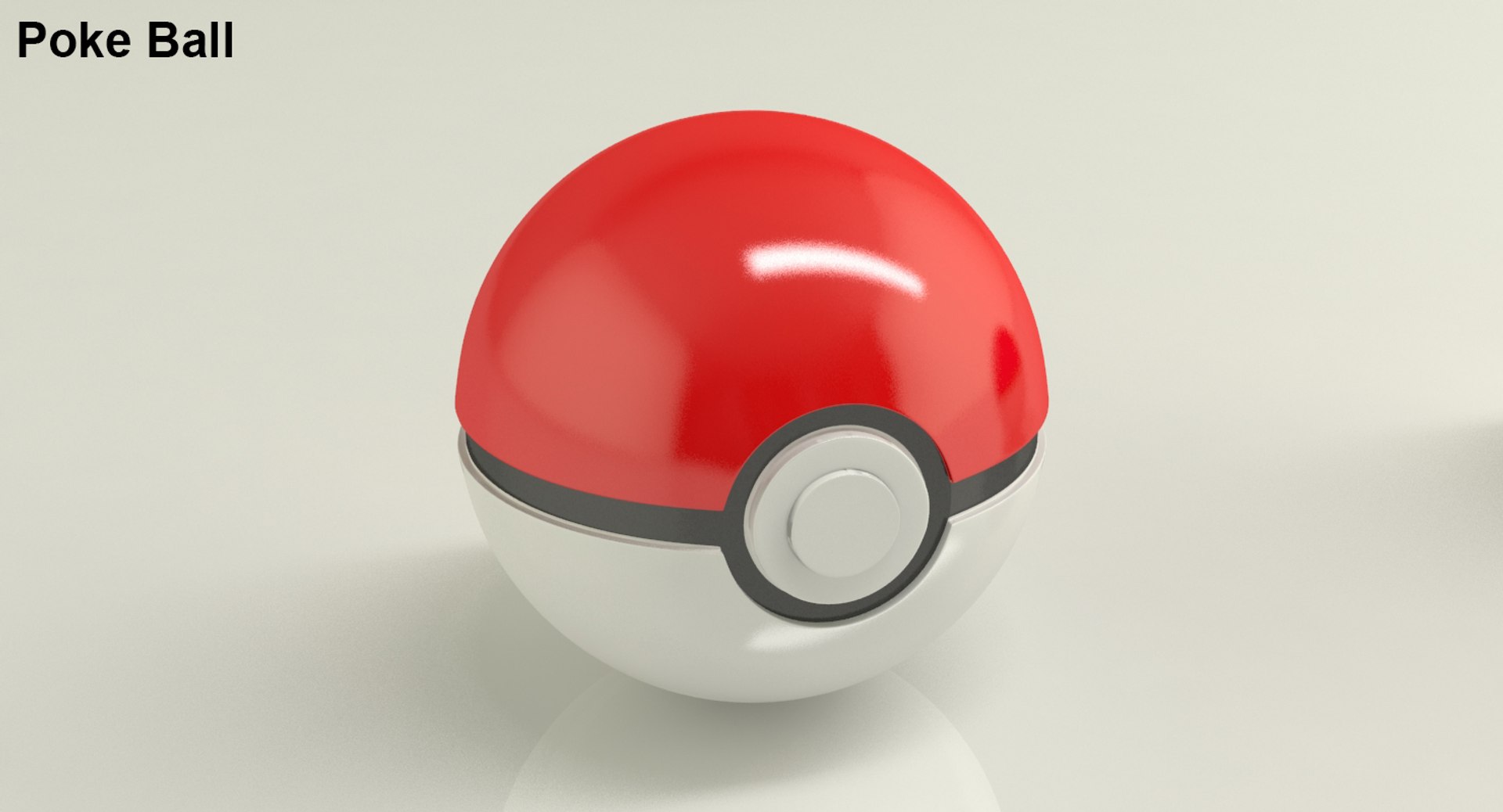 3d Pokeball Poke Ball Model