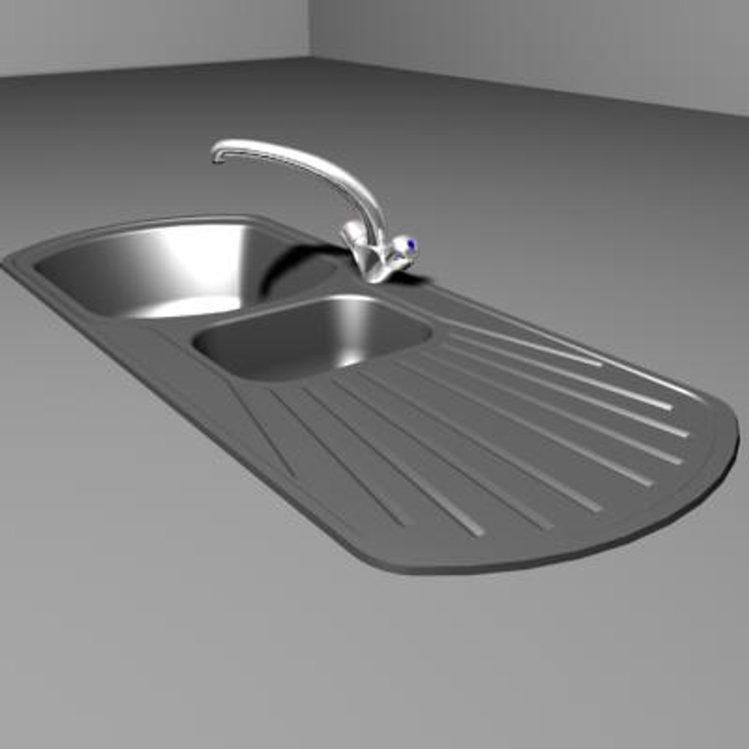 3d Model Kitchen Sink