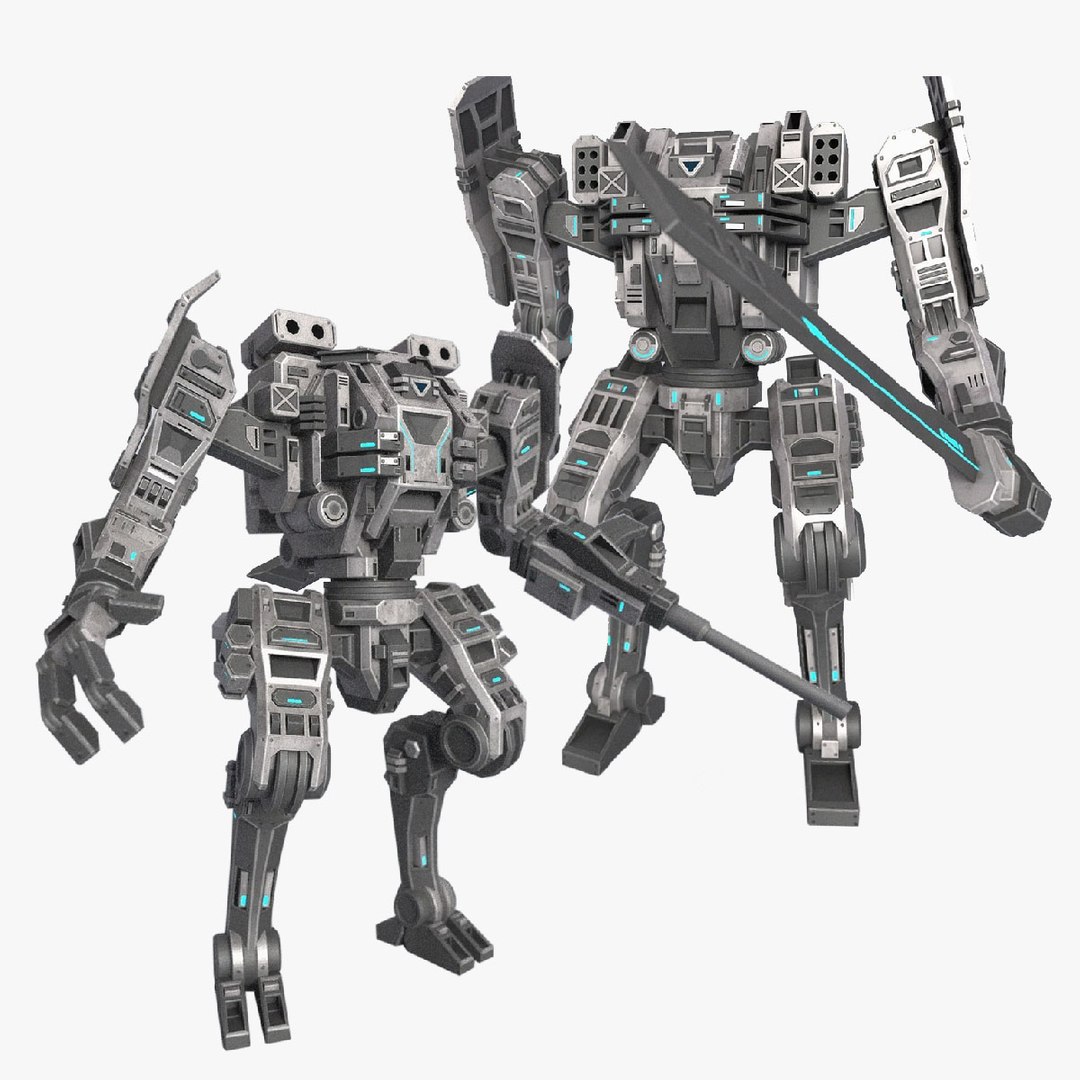 3D Sci Fi Battle Mech Collection - TurboSquid 2301306