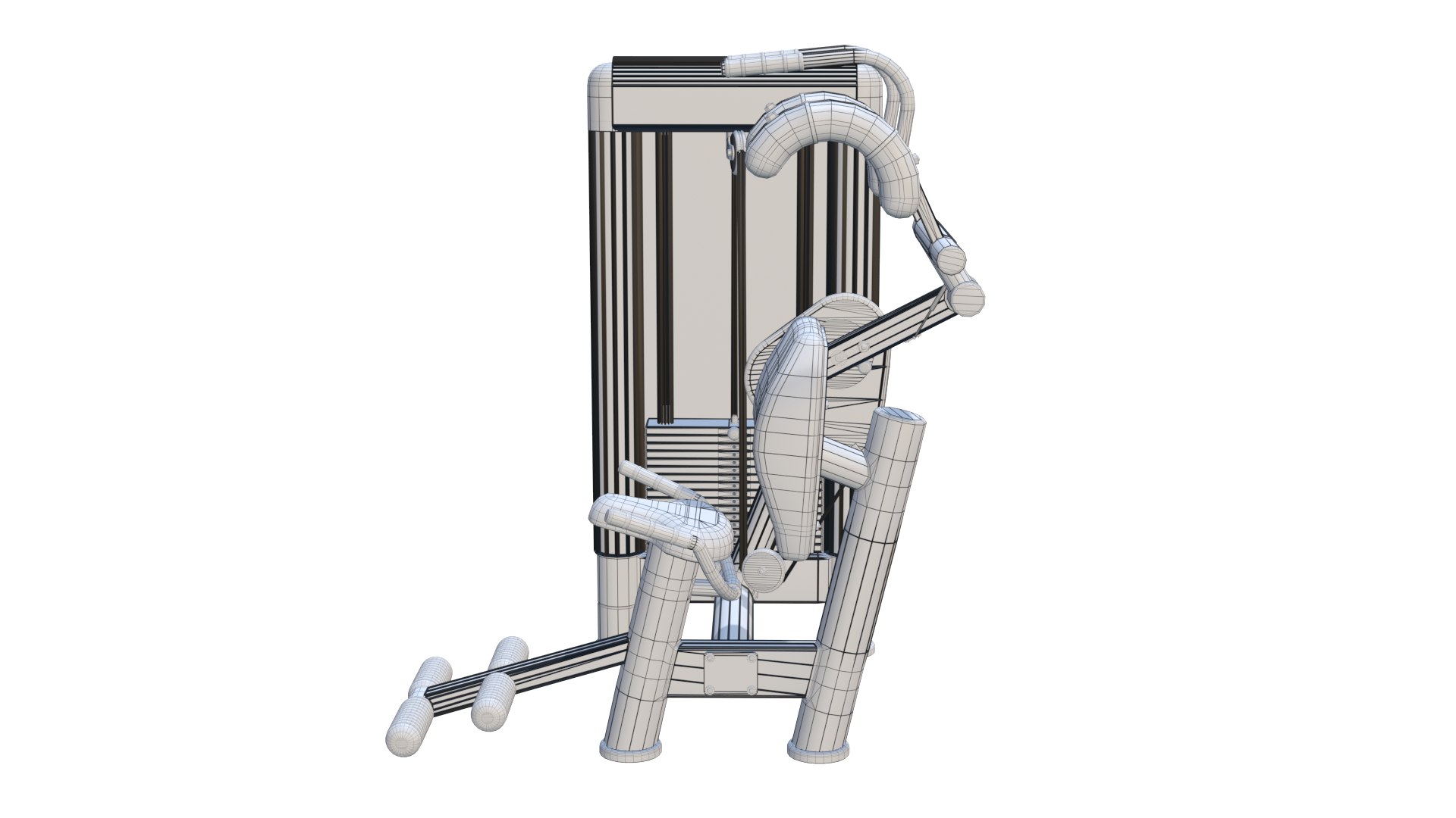 3D Inclined Chest Press Machine Model - TurboSquid 2376452