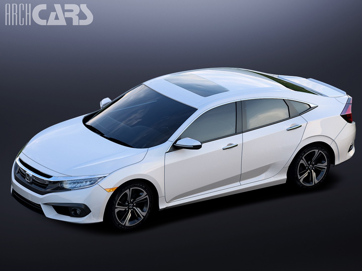 3d model honda civic