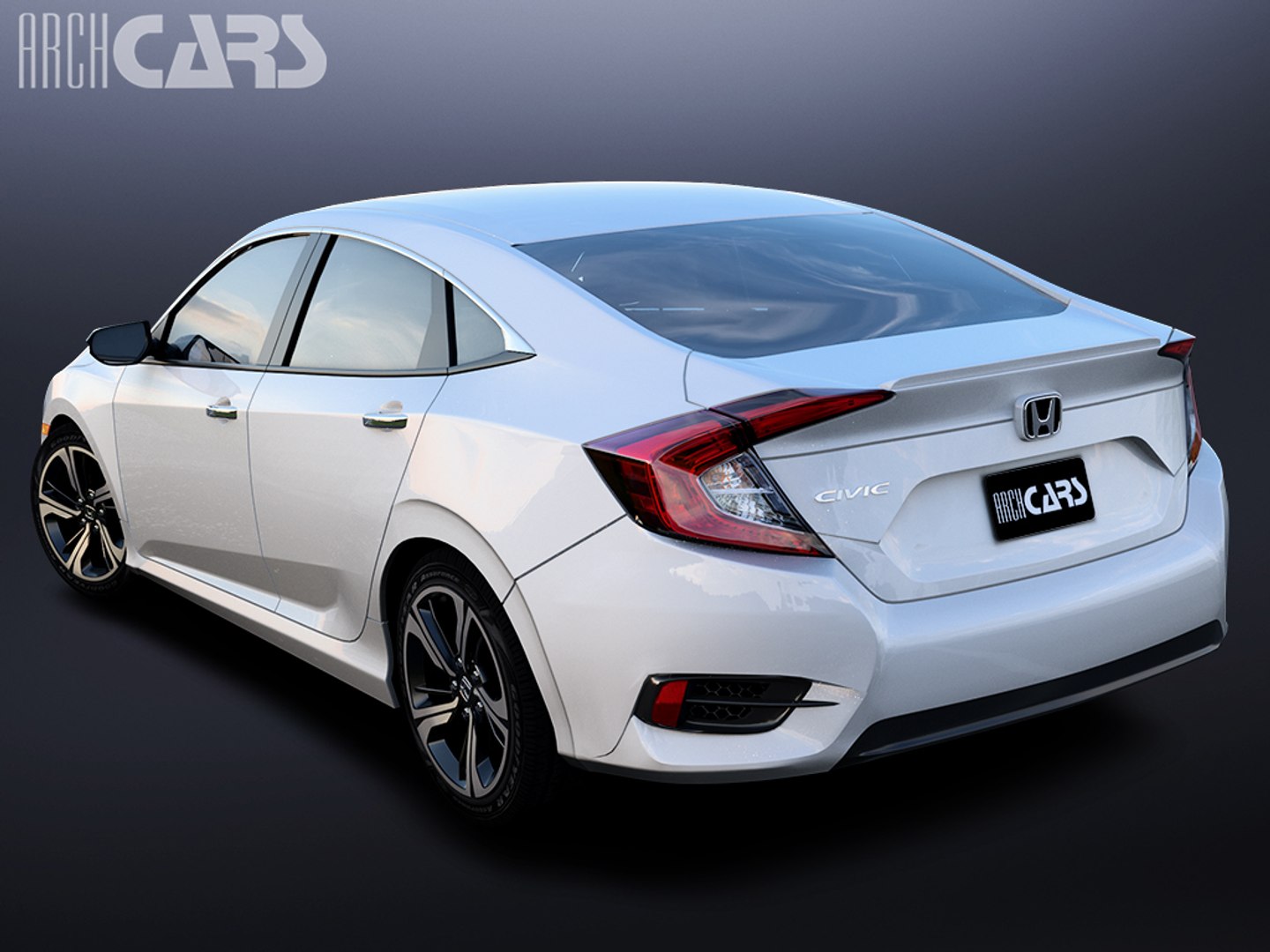 3d model honda civic