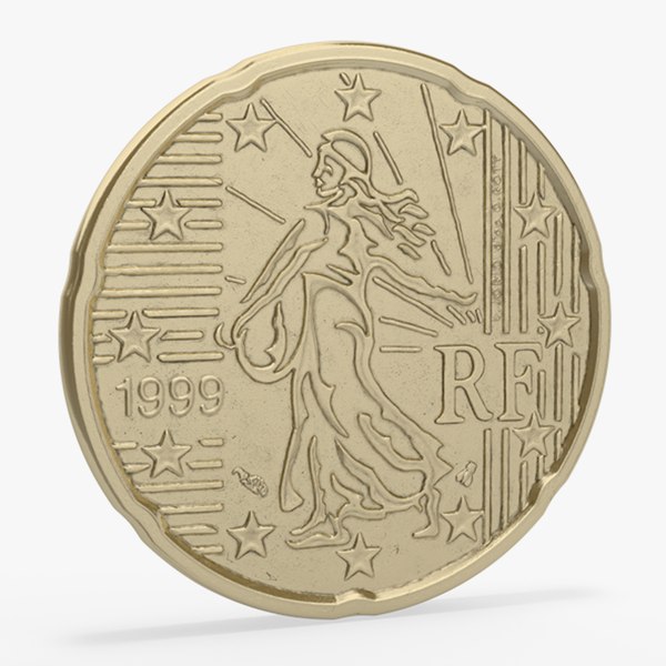 modelo 3d 20 céntimos de euro Francia - TurboSquid 2147278