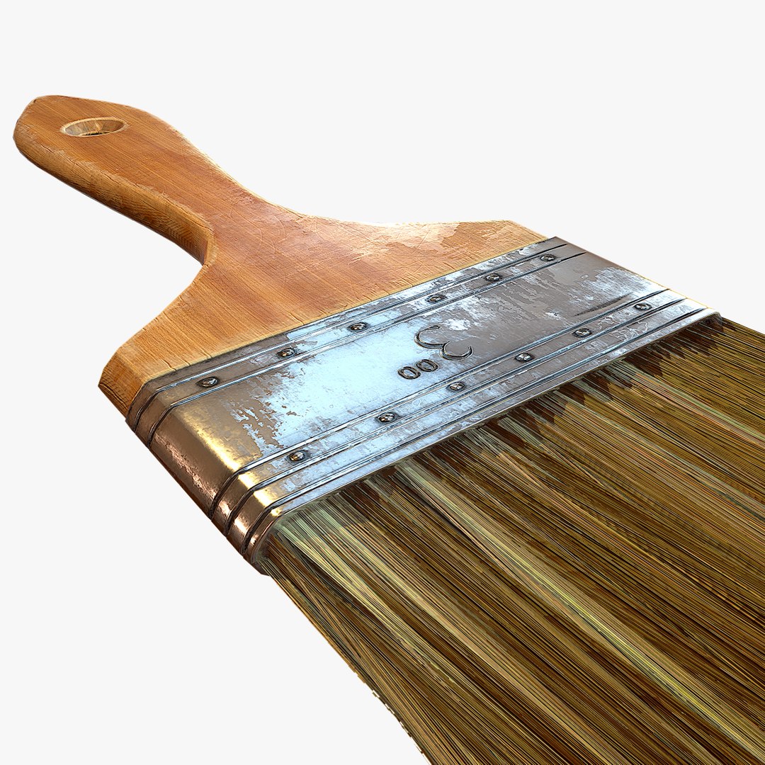 Paint Brush 3d Model