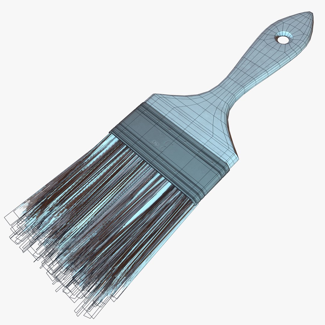 Paint Brush 3d Model