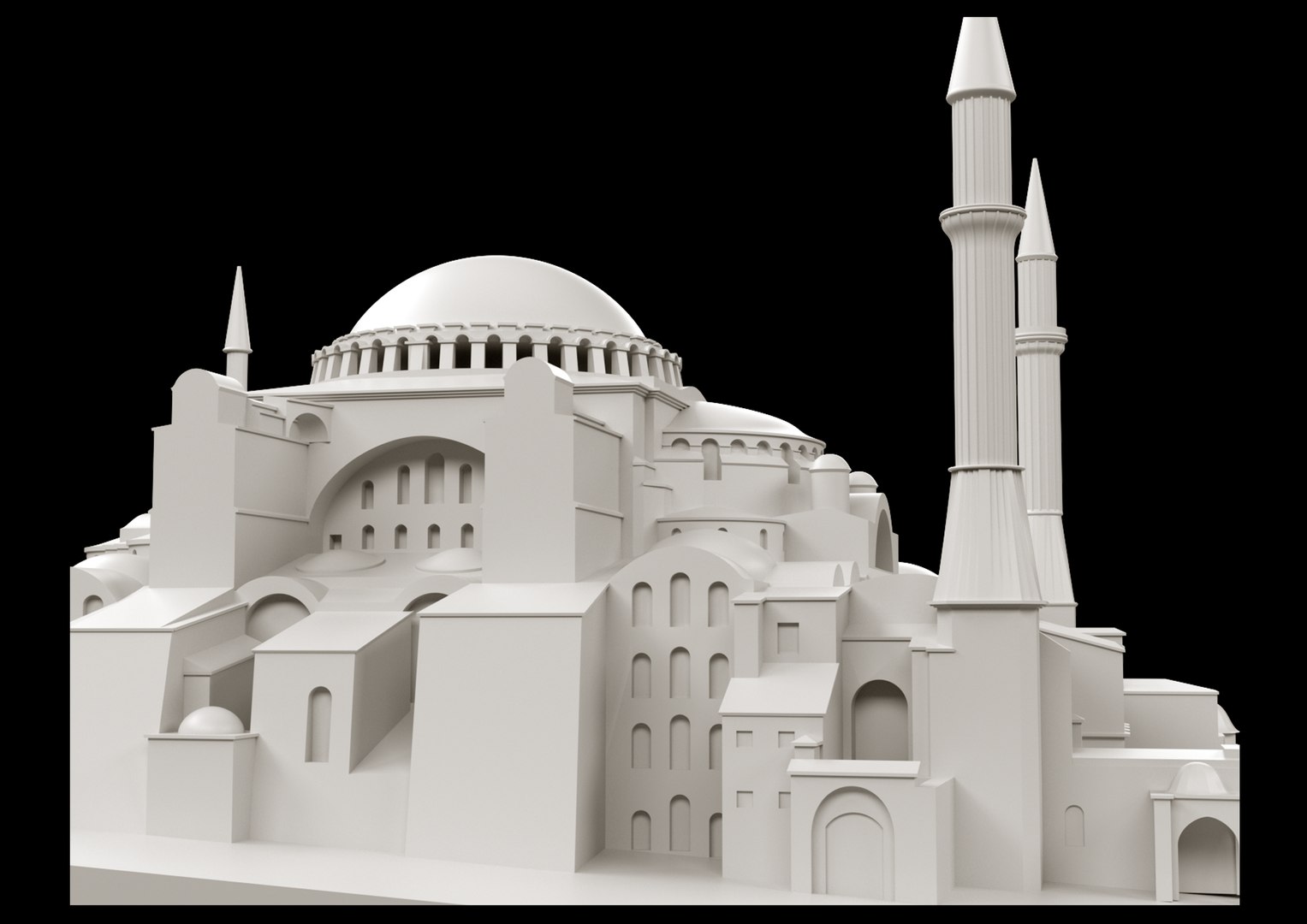Hagia Sophia 3D Model - TurboSquid 1366487
