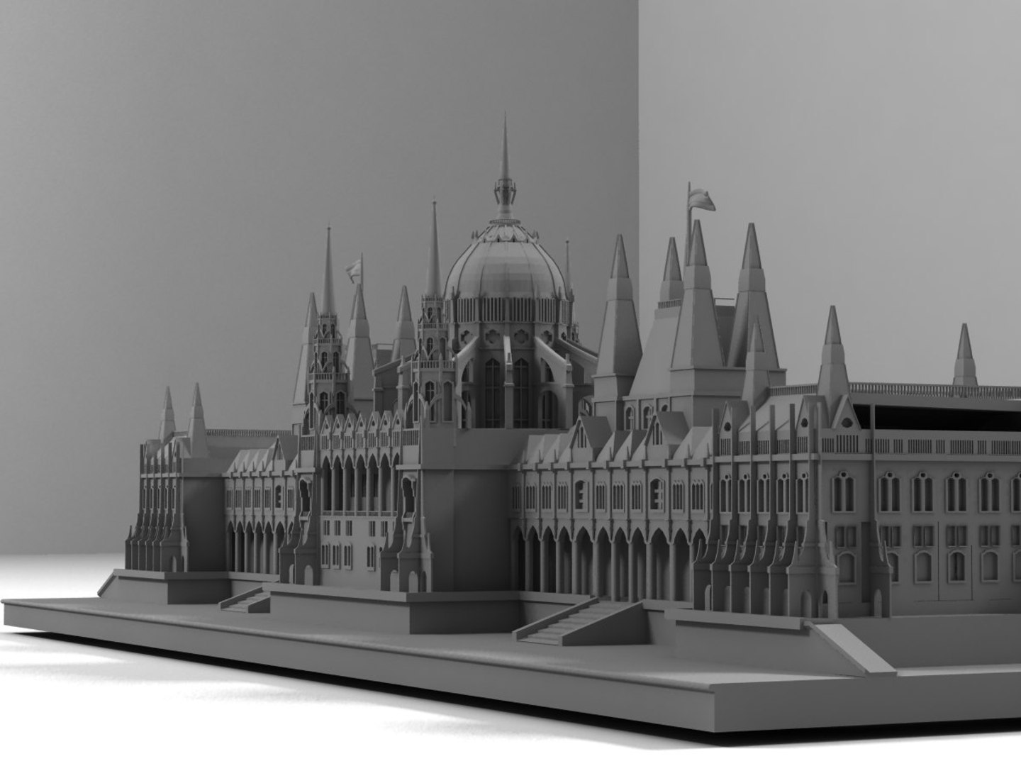3d budapest architectural