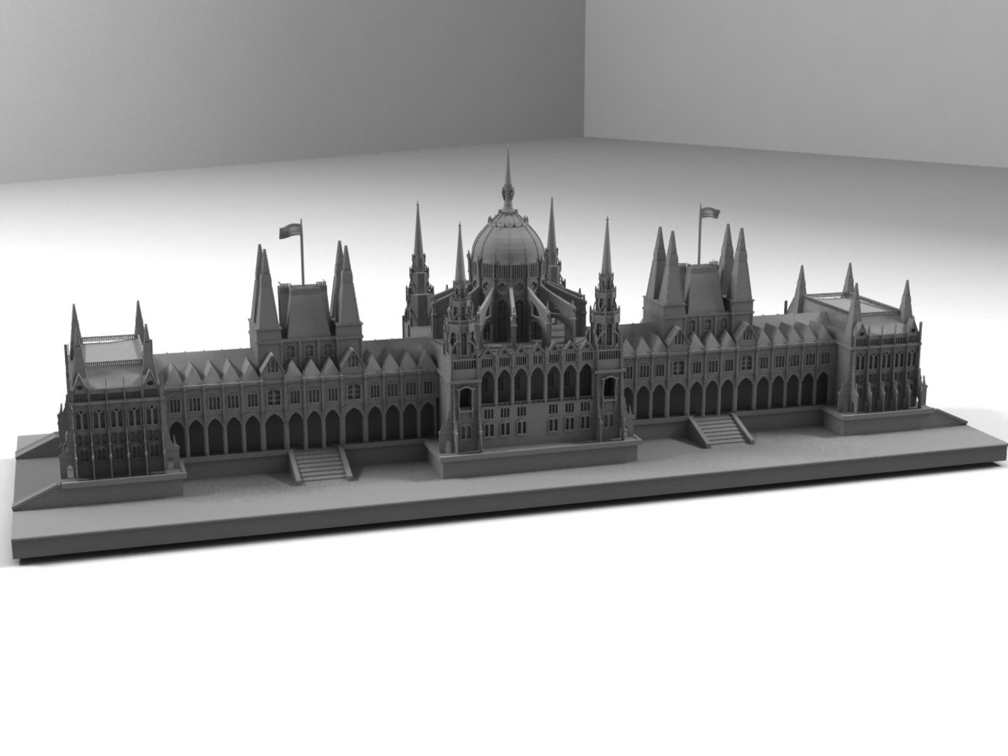 3d budapest architectural