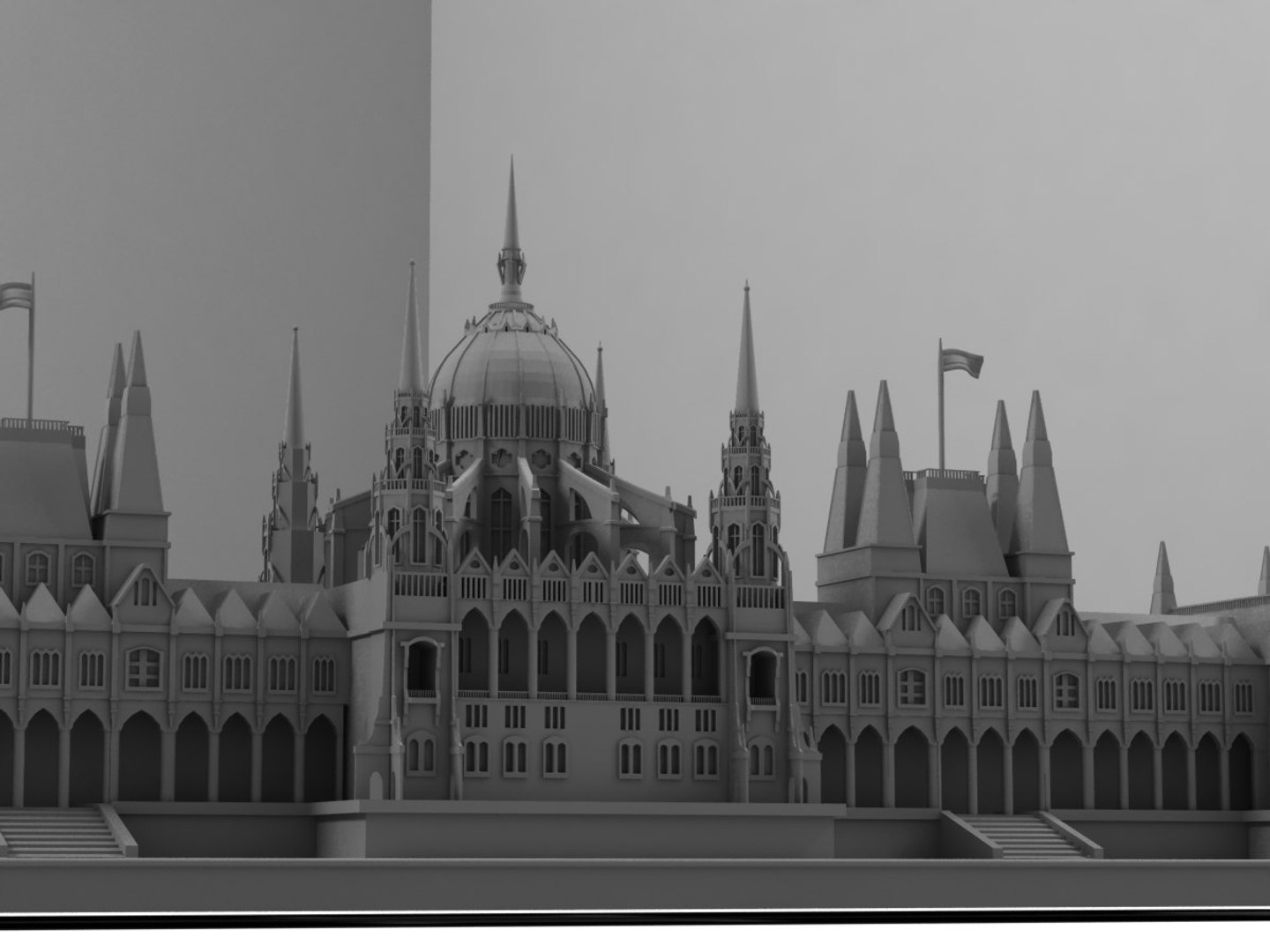 3d budapest architectural