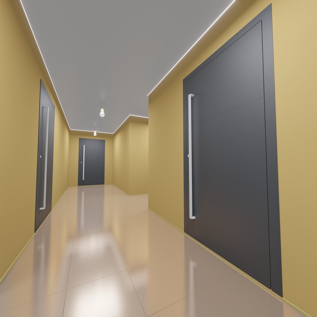 3D Hallway 06 - TurboSquid 1889234