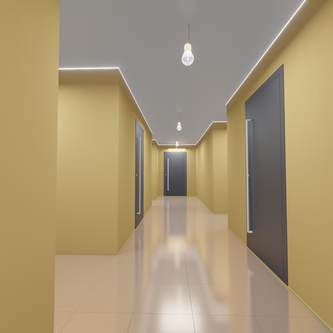 3D Hallway 06 - TurboSquid 1889234