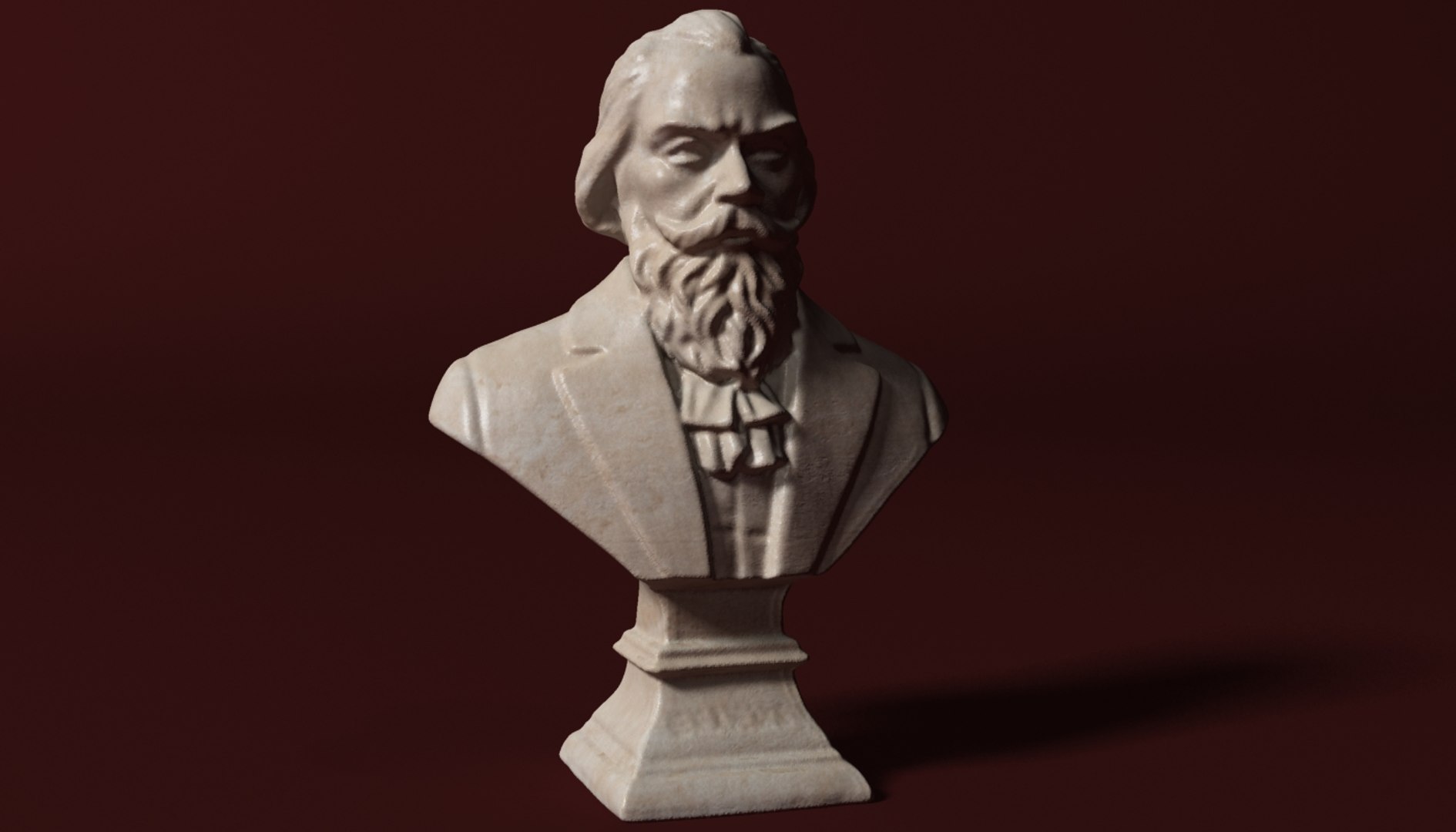 Brahms status 3D model - TurboSquid 1276198
