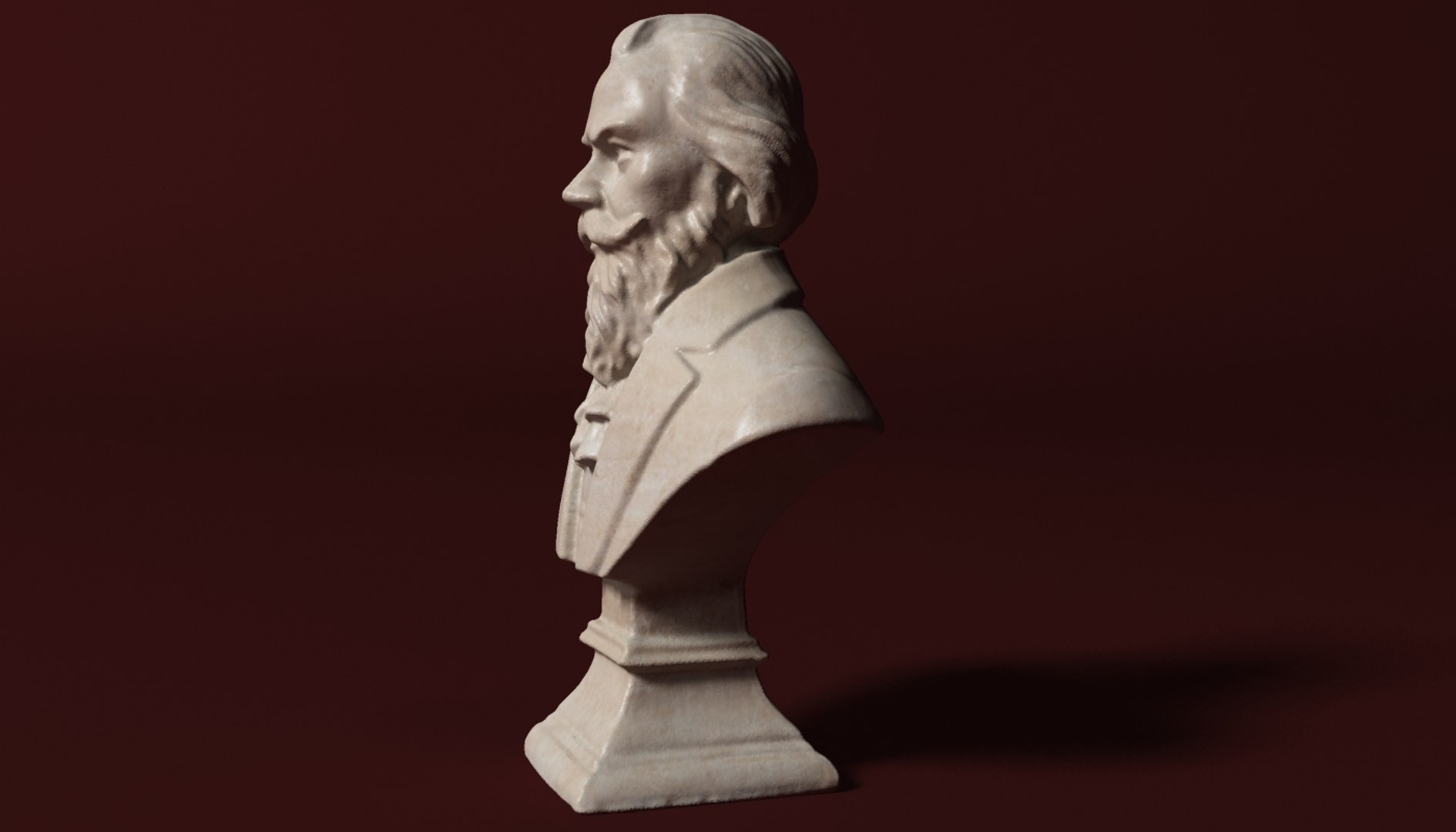 Brahms status 3D model - TurboSquid 1276198