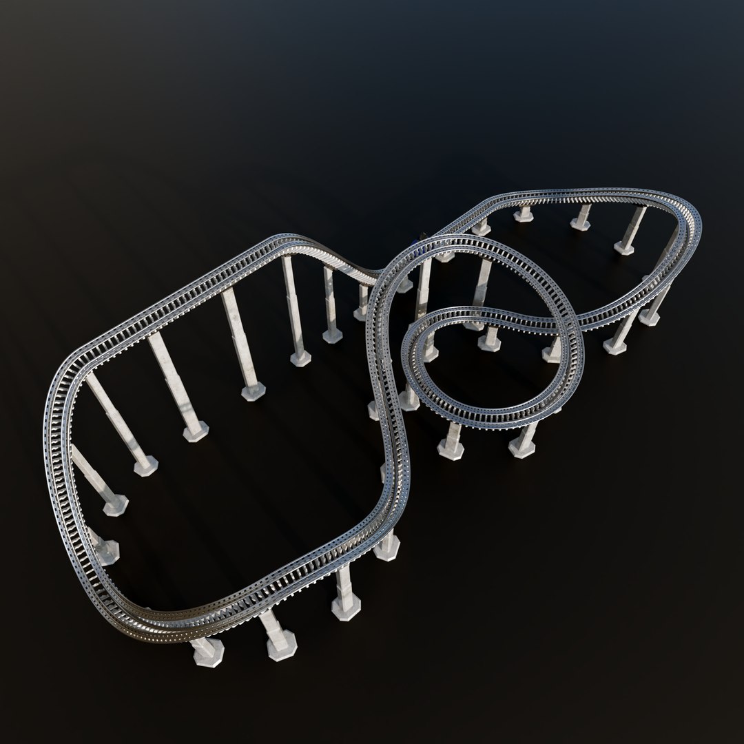 Rollercoaster St 3D Model - TurboSquid 2170002