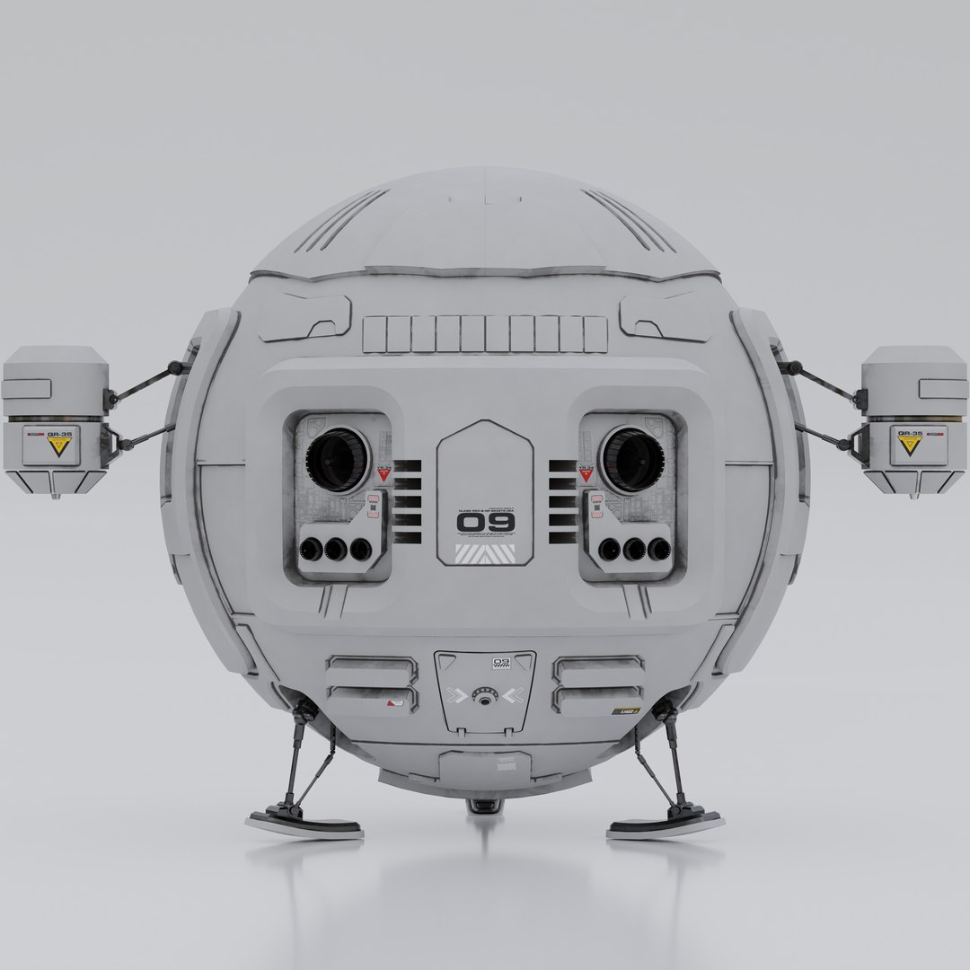 Free Spherical Ship 3D - TurboSquid 2216022