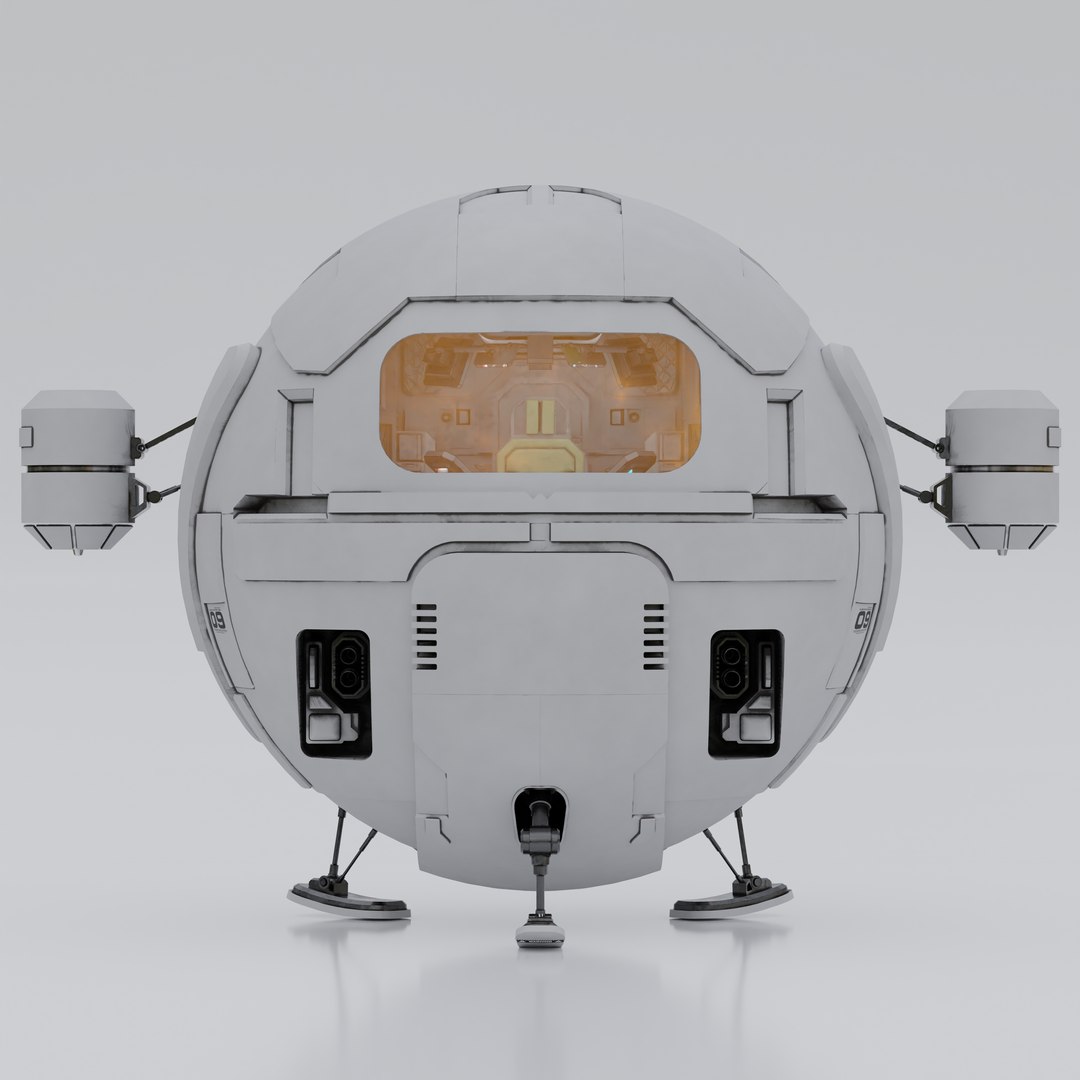 Free Spherical Ship 3D - TurboSquid 2216022
