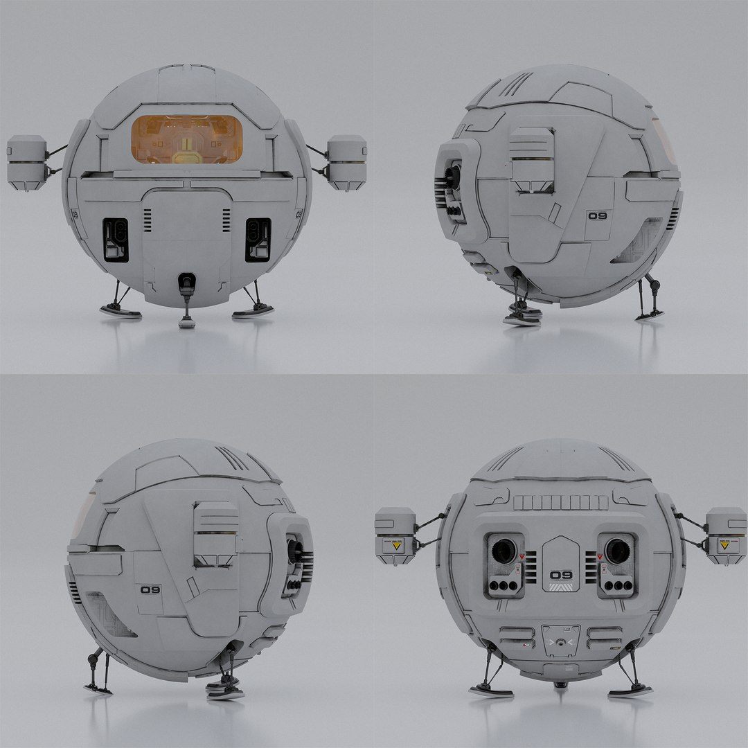 Free Spherical Ship 3D - TurboSquid 2216022