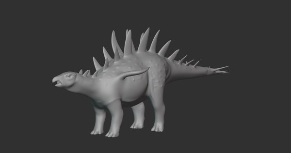 Paranthodon Basemesh Low Poly Modelo 3D - TurboSquid 1994641