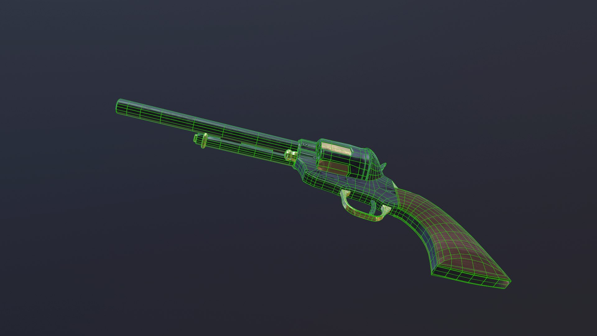 3D Stylized revolver model - TurboSquid 1848112