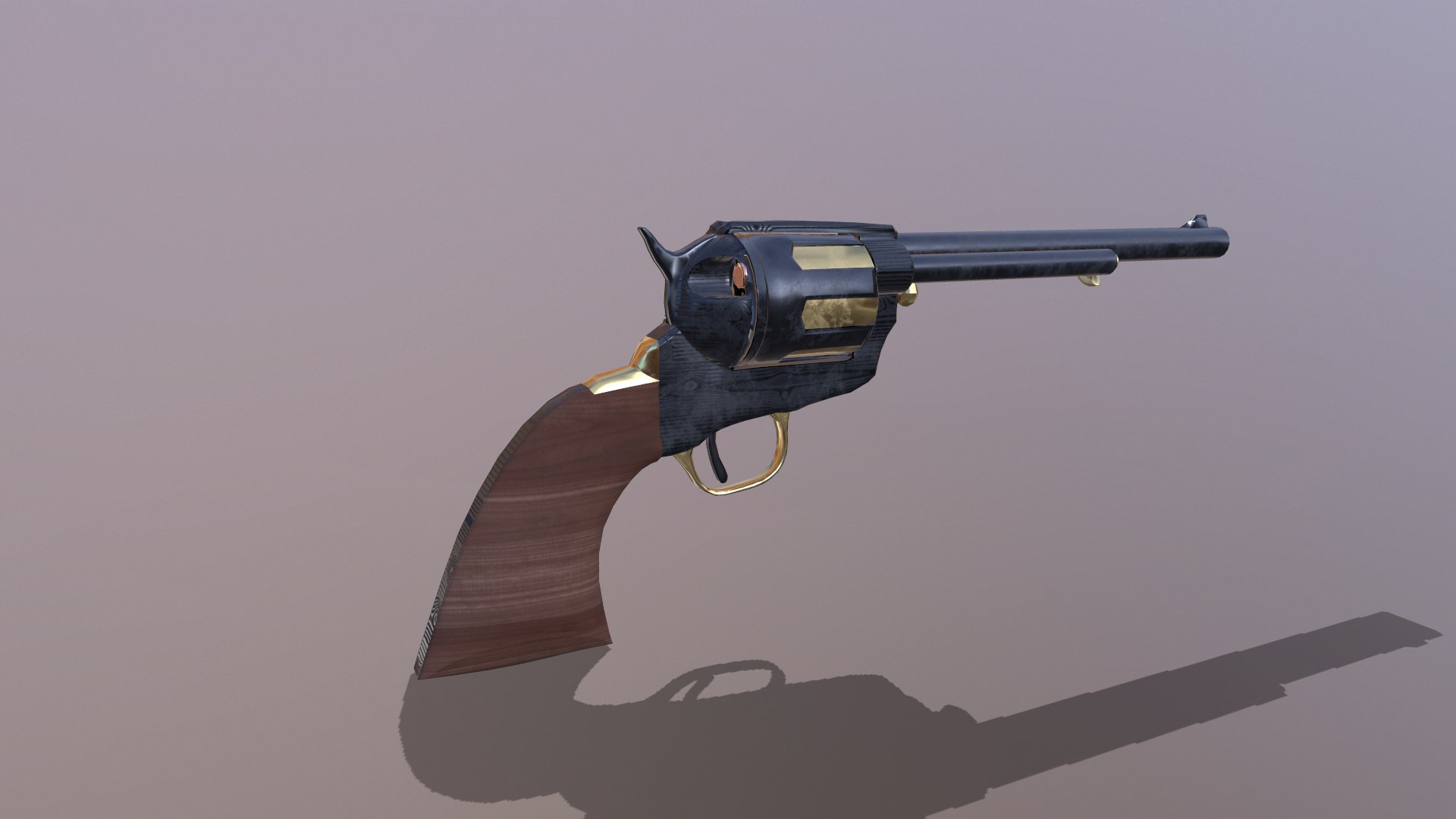 3D Stylized revolver model - TurboSquid 1848112