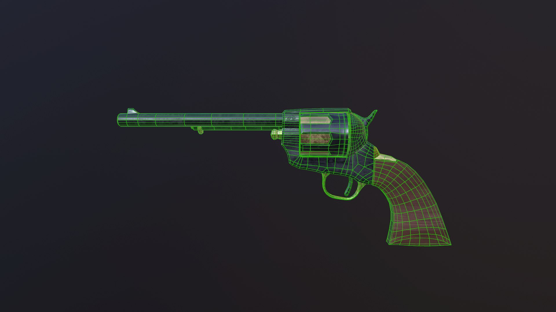 3D Stylized revolver model - TurboSquid 1848112