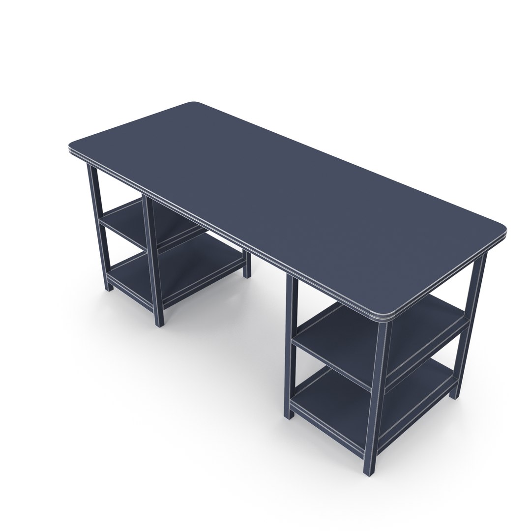 Modern Office Workstation Table 3D Model - TurboSquid 2166274