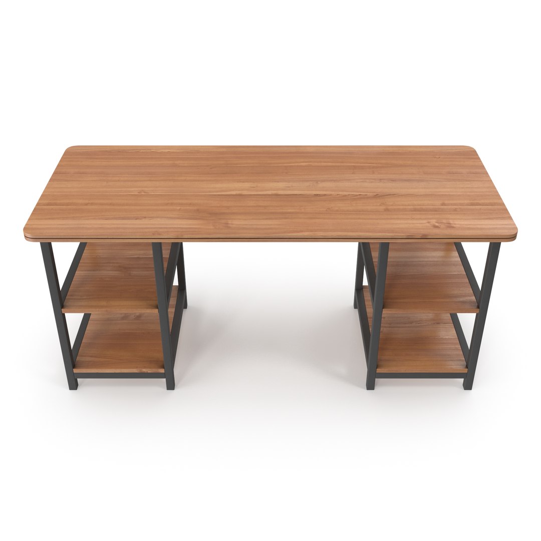 Modern Office Workstation Table 3D Model - TurboSquid 2166274