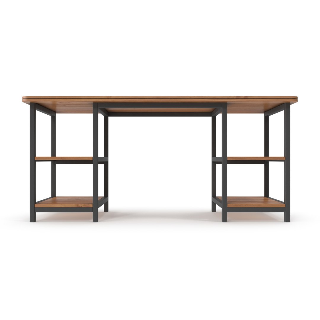 Modern Office Workstation Table 3D Model - TurboSquid 2166274