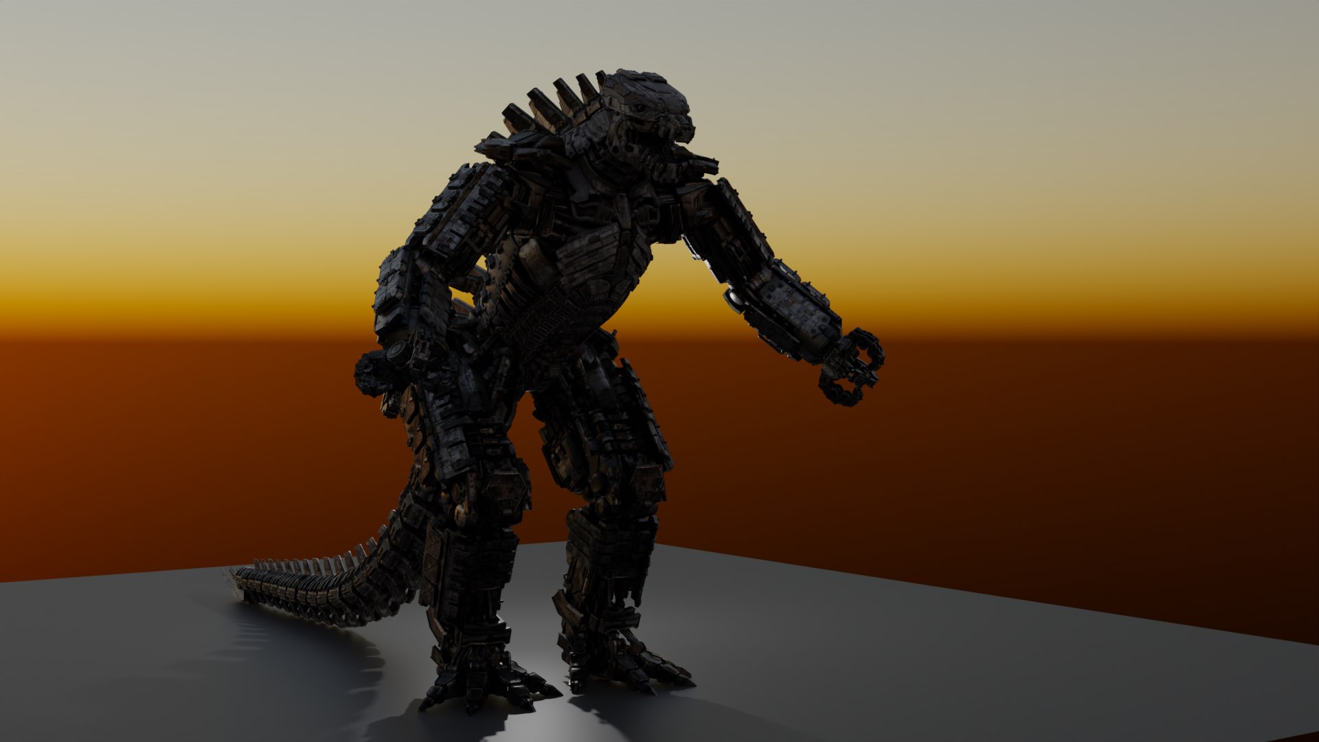 Mech Zilla 3D - TurboSquid 1845108