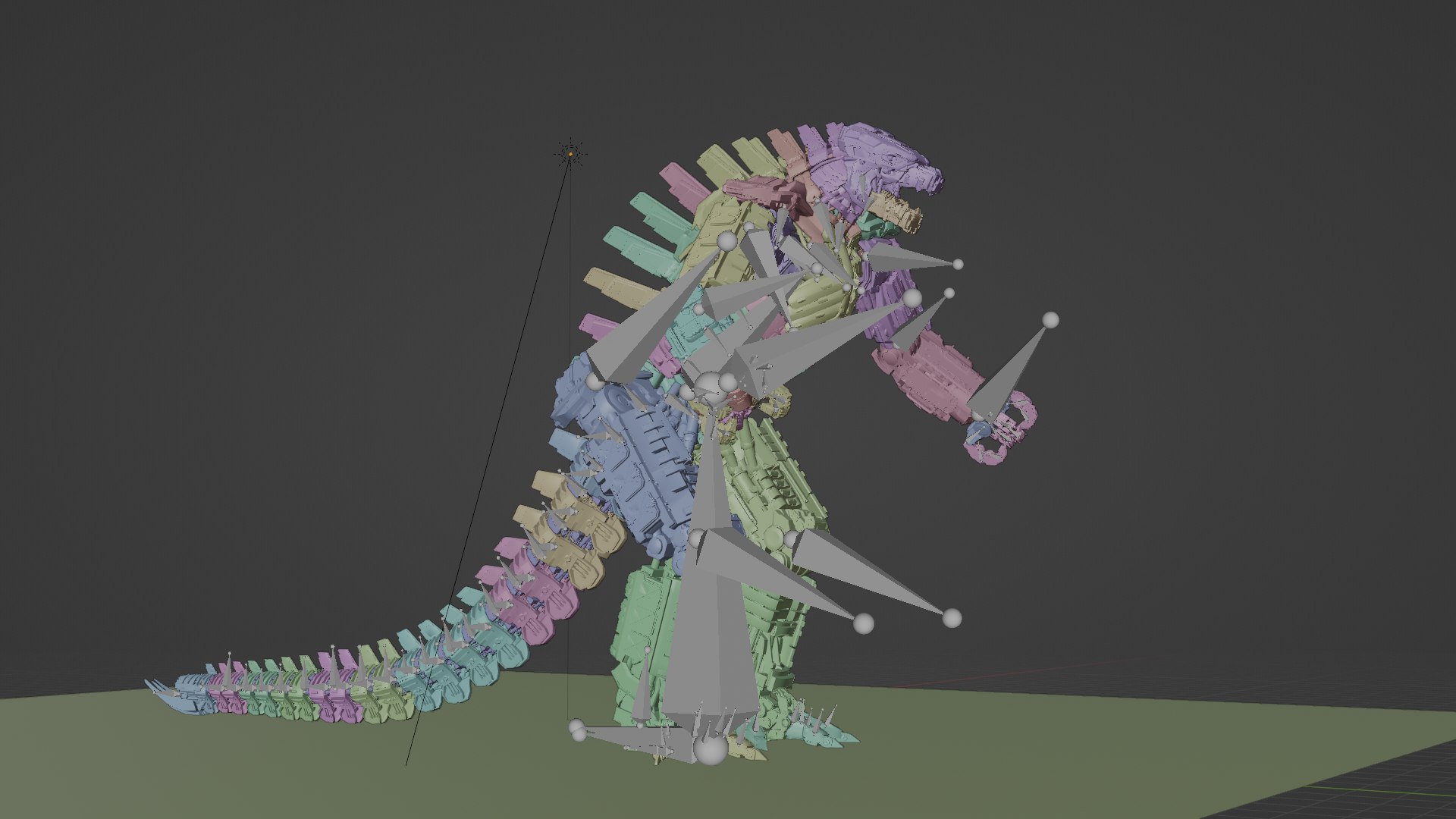 Mech Zilla 3D - TurboSquid 1845108