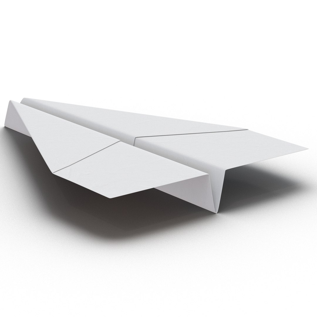 paper plane 3 3d model