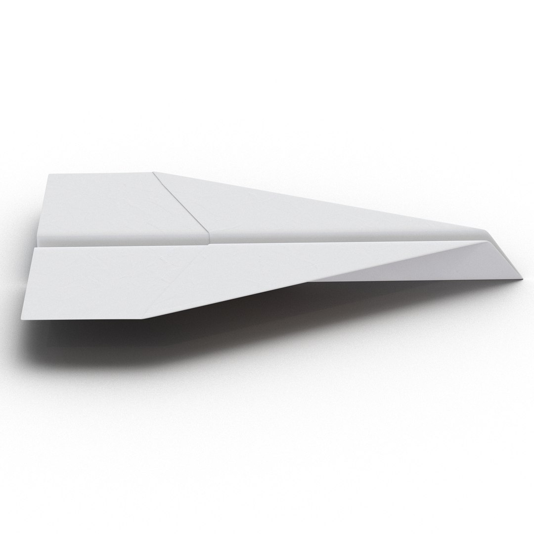 paper plane 3 3d model