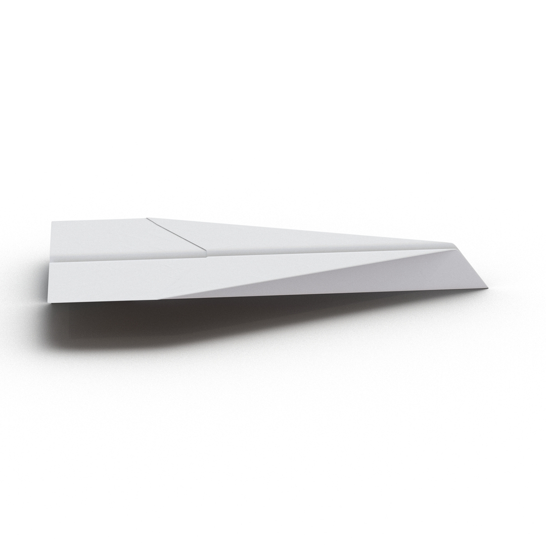 paper plane 3 3d model