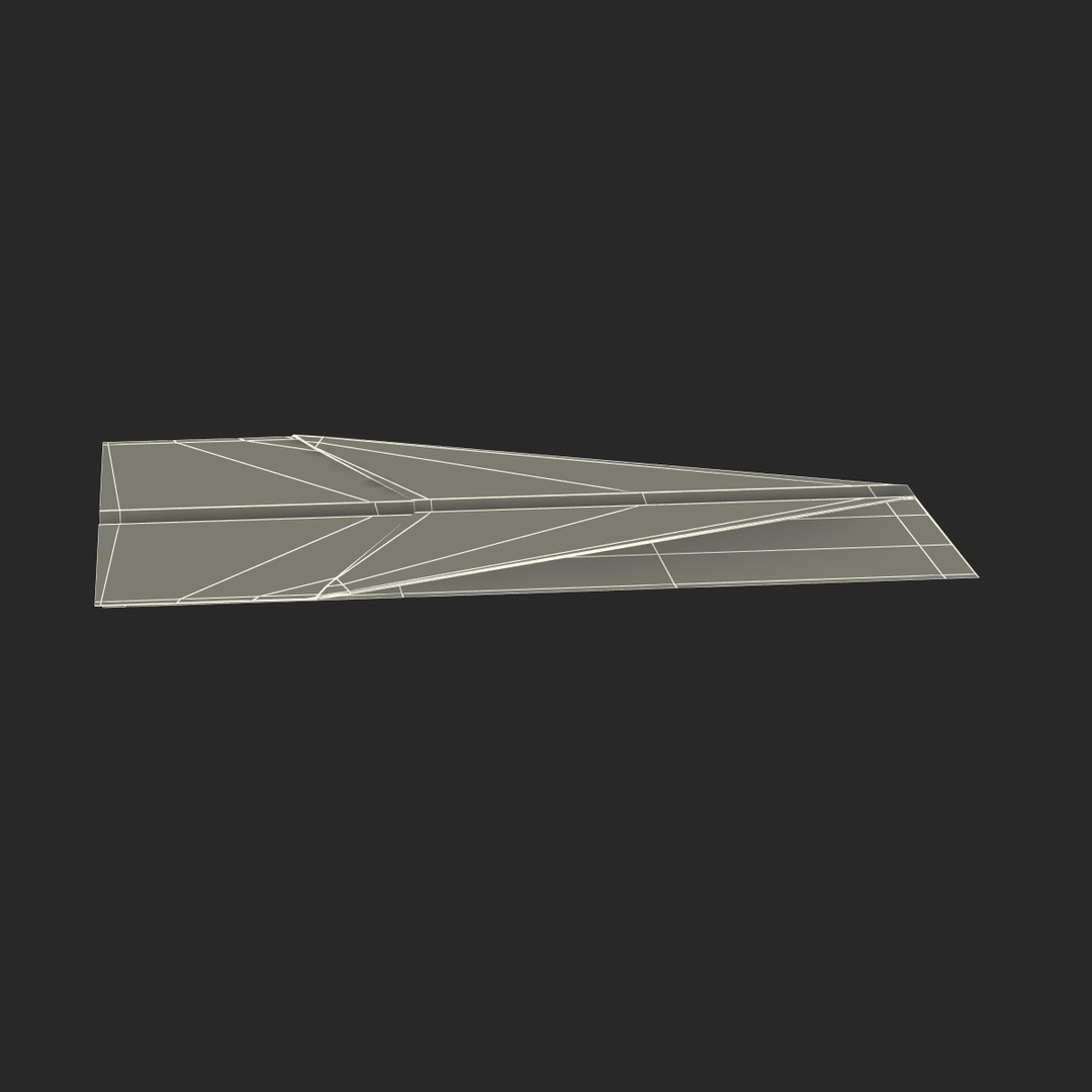 paper plane 3 3d model