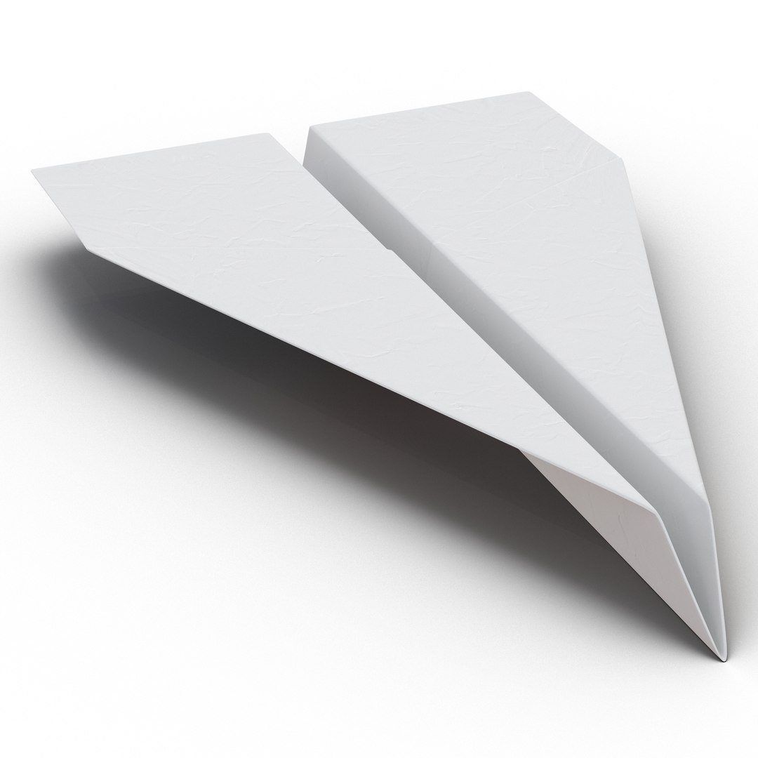 paper plane 3 3d model
