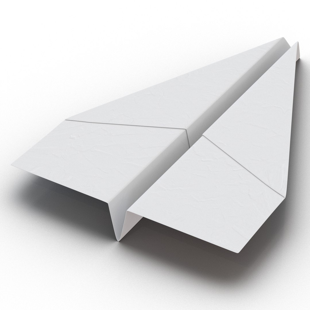 paper plane 3 3d model
