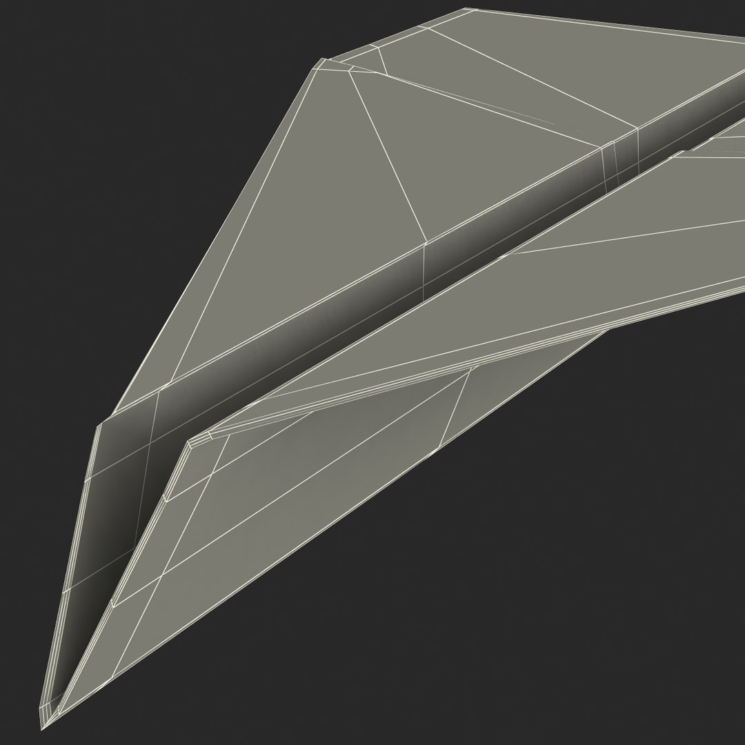 paper plane 3 3d model