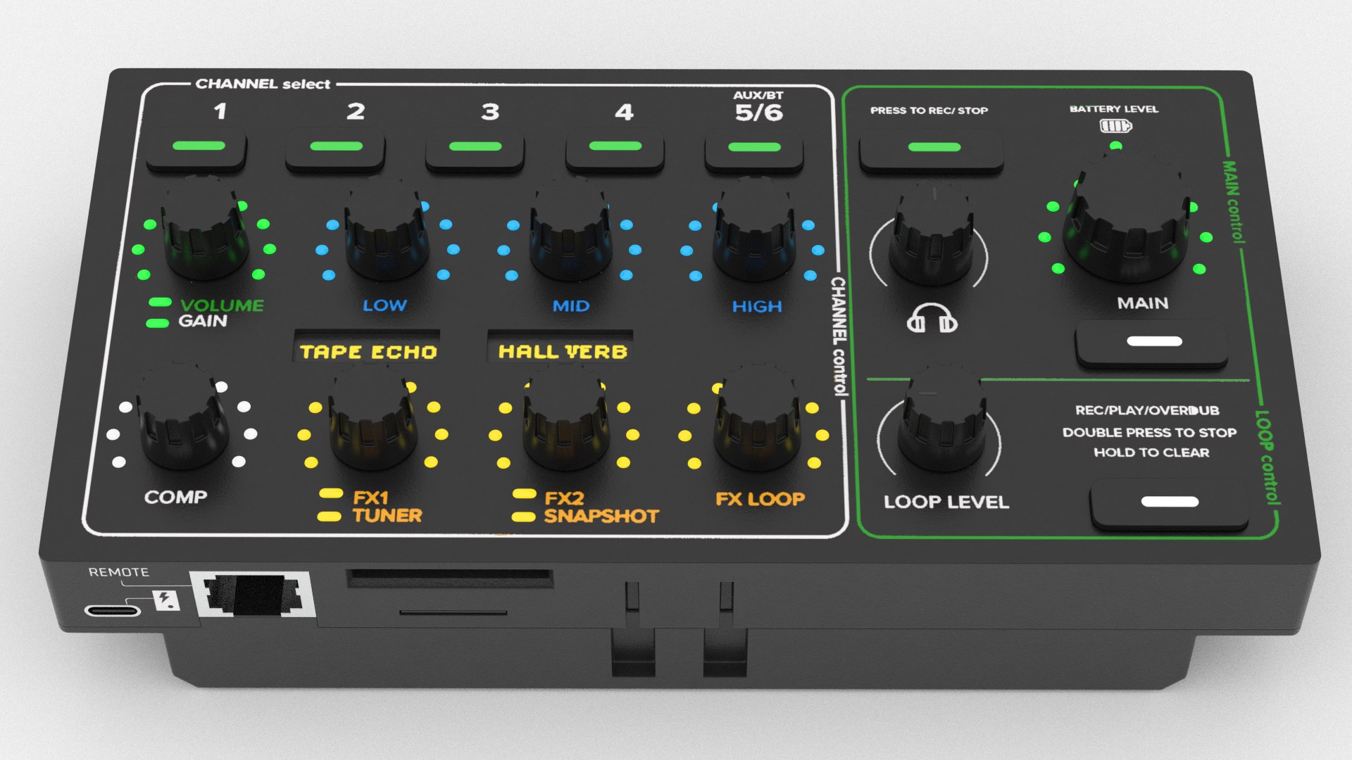 Mackie Breakaway Controller 6-Channel Mixer 3D - TurboSquid 2191784