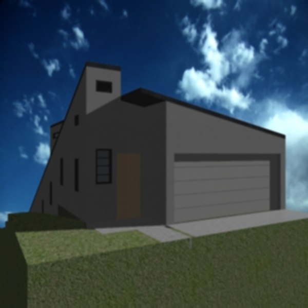 modern house 3d model