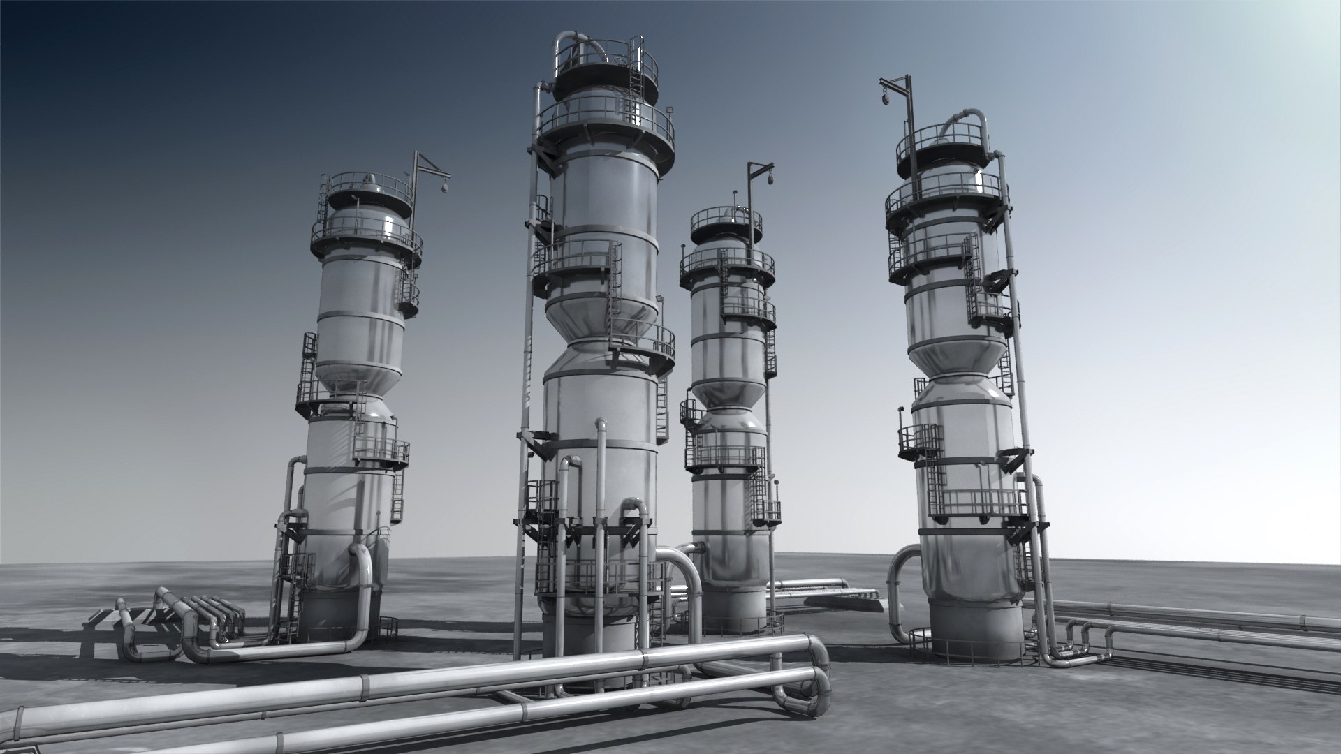 Metal Refinery Part 01 3D model - TurboSquid 2049162