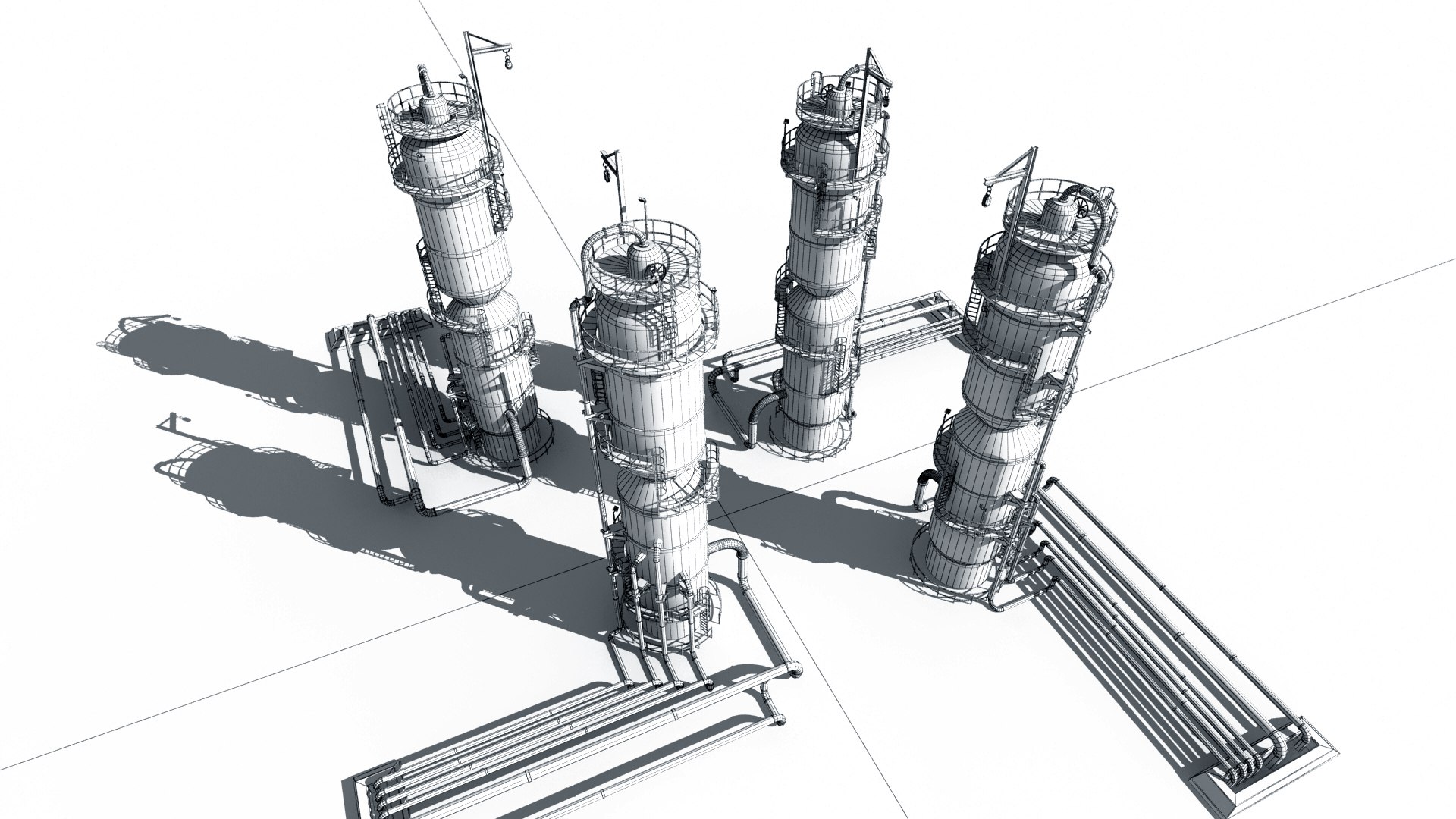 Metal Refinery Part 01 3D Model - TurboSquid 2049162