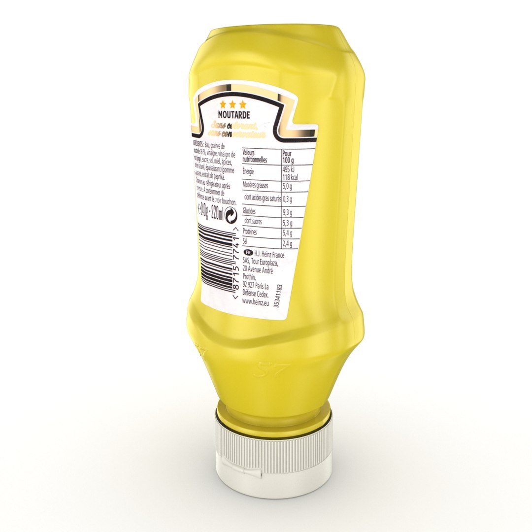 Mustard 3D - TurboSquid 1238222