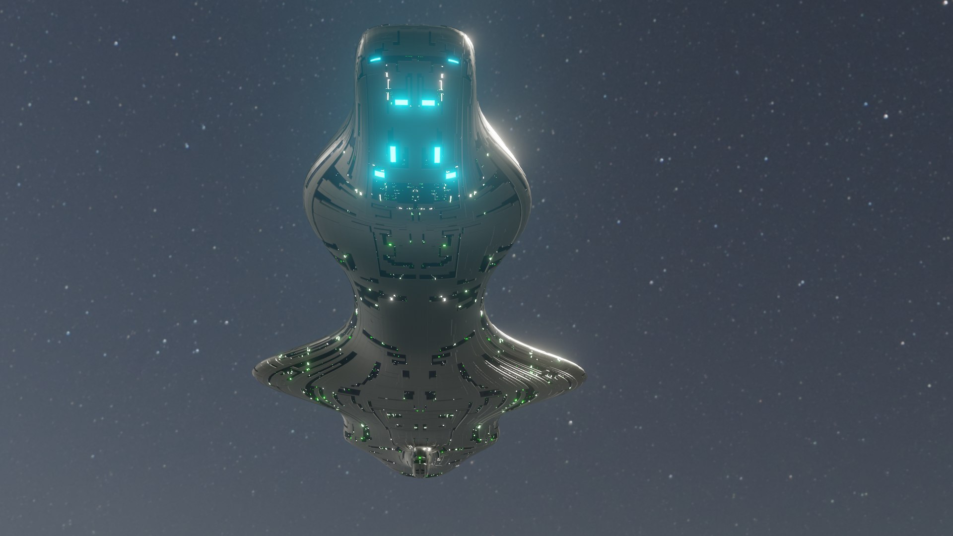 Mothership Model - TurboSquid 2210348