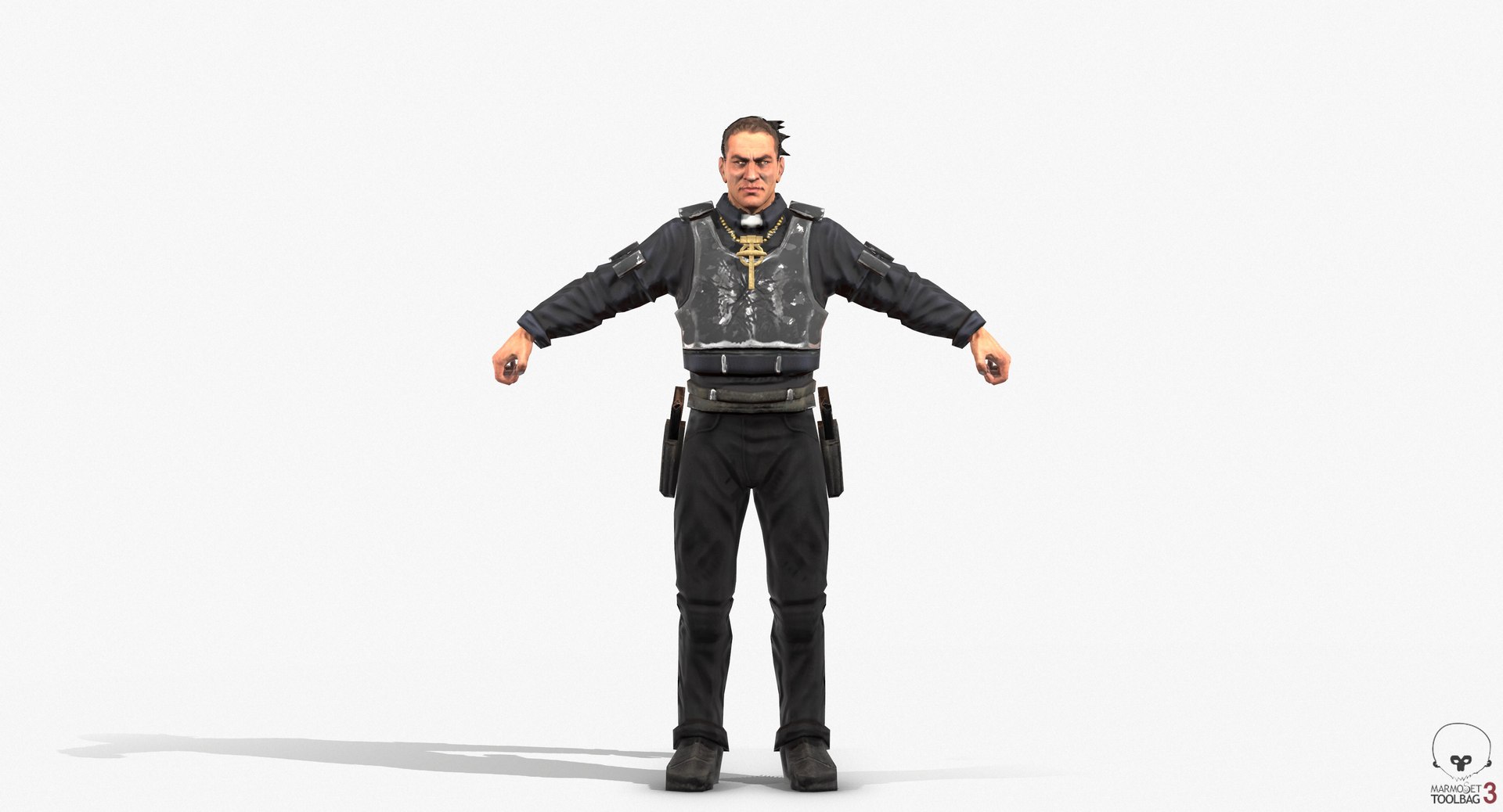 Pistol Packin Priests - 3d Fbx