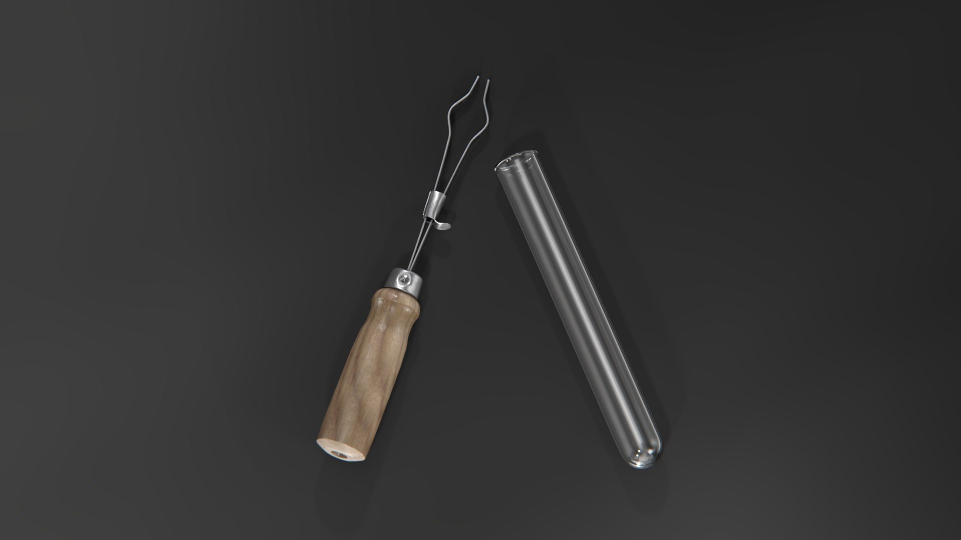 3D Test Tube With Holder - TurboSquid 2071928