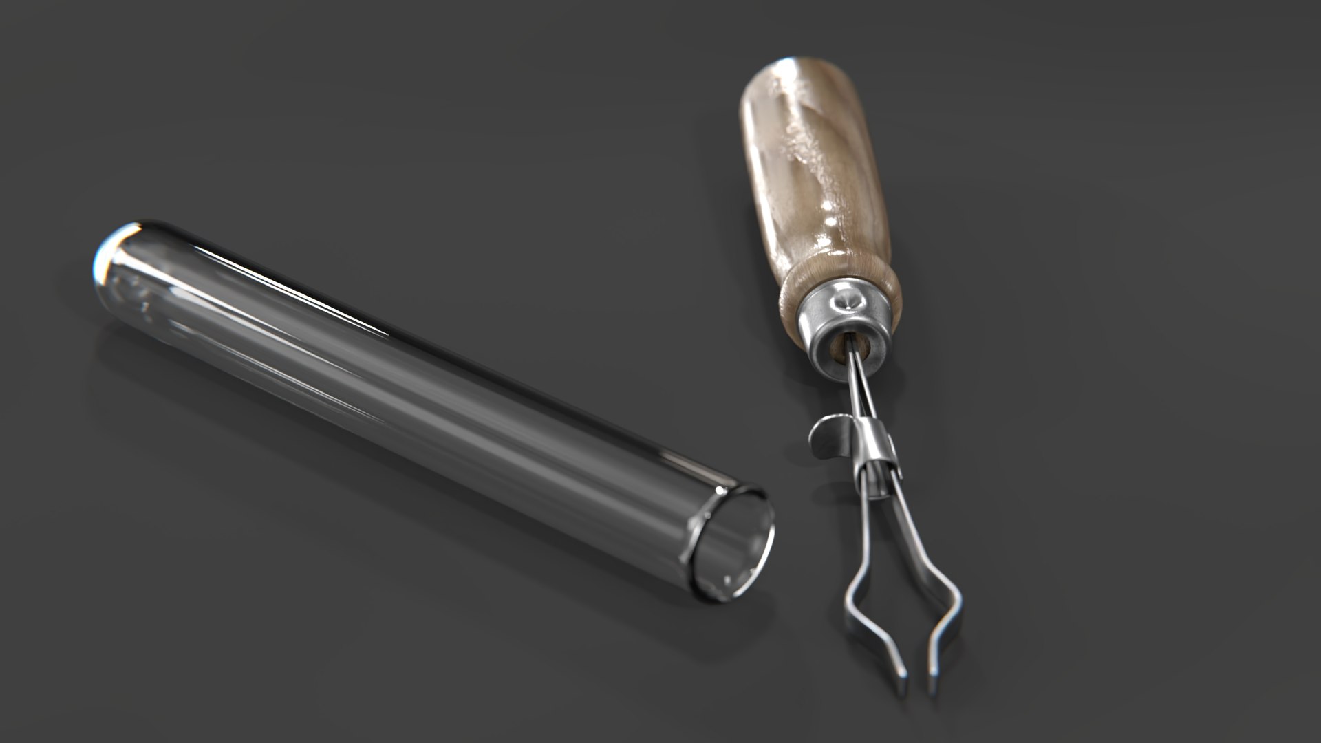 3D Test Tube With Holder - TurboSquid 2071928