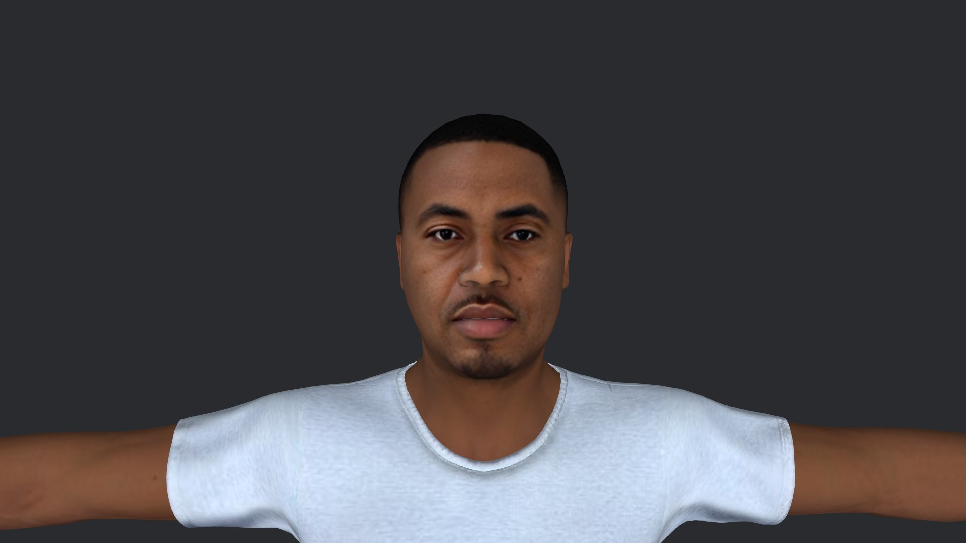 NAS Hyper Realistic Full Body Fully Rigged 3D Character 3D - TurboSquid 2138790