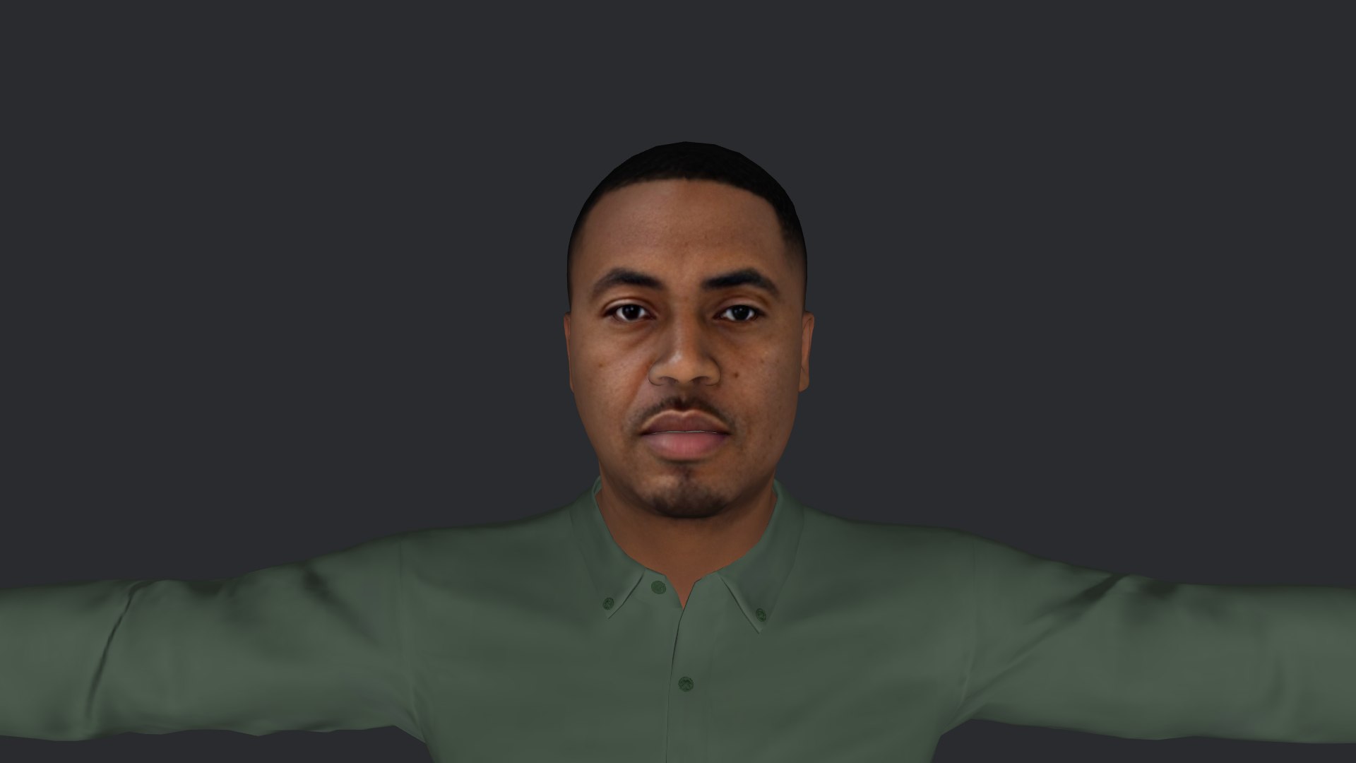 NAS Hyper Realistic Full Body Fully Rigged 3D Character 3D - TurboSquid ...